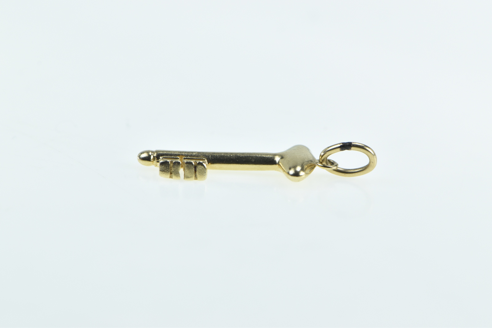 14K 3D Skeleton Key Loyalty Trust Symbol Yellow Gold Charm/Pendant ...