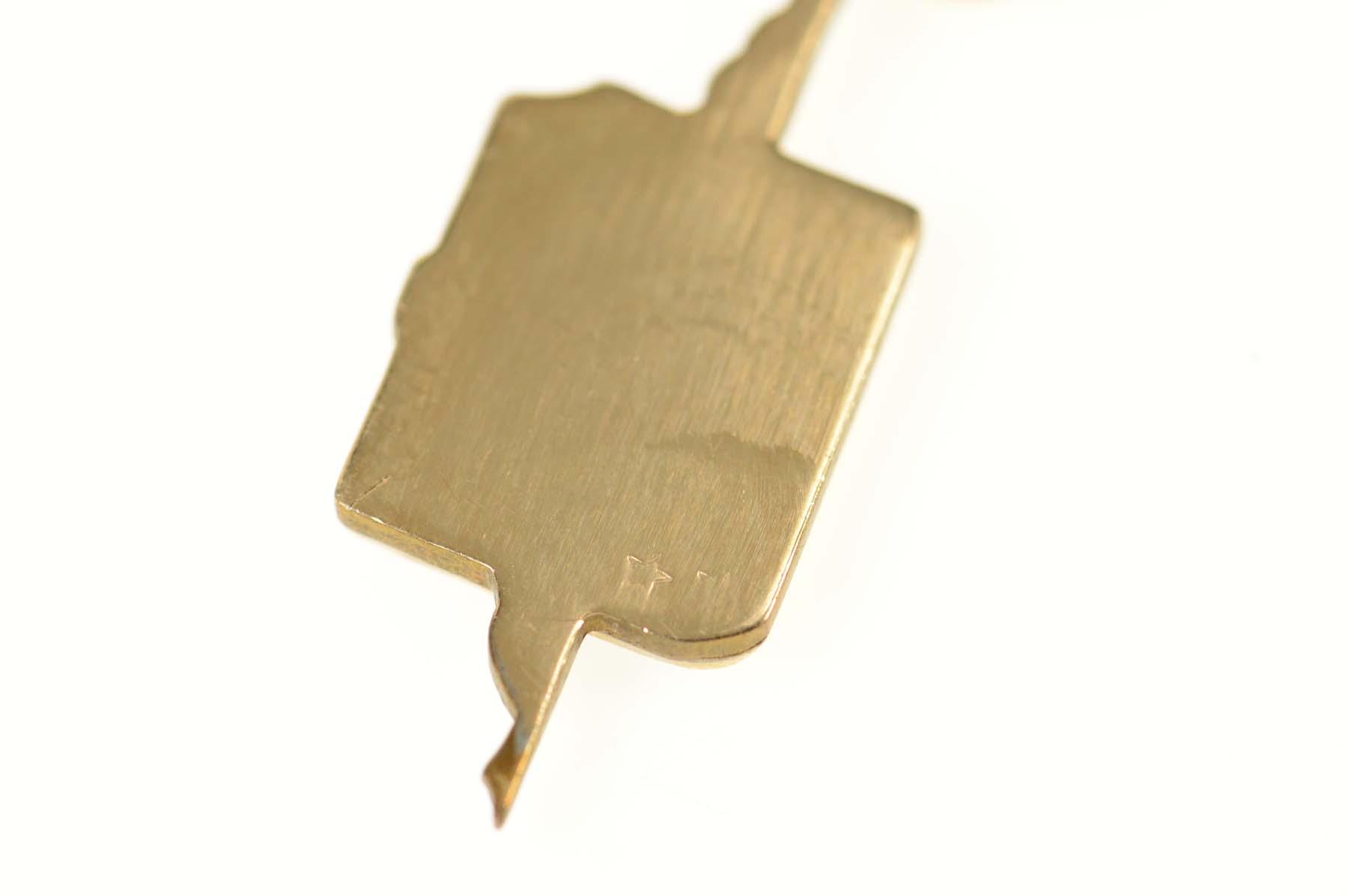 14K Alpha Beta Alpha Library Fraternity Book Yellow Gold Charm/Pendant ...