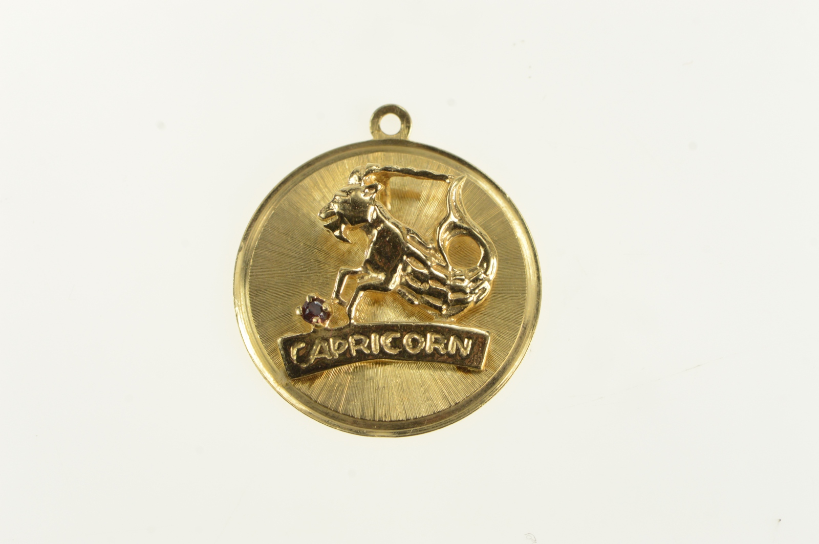14K Capricorn Astrology Zodiac Sign Symbol Yellow Gold Charm/Pendant ...