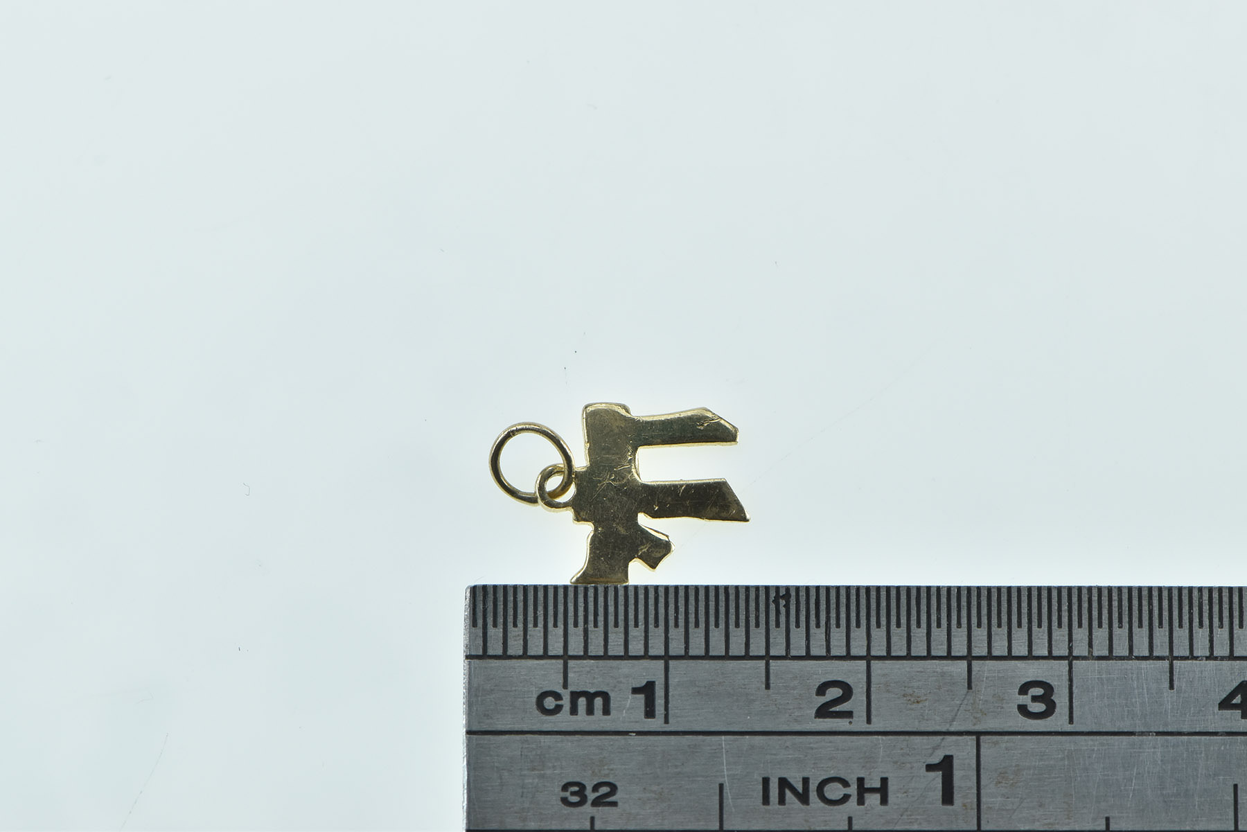 14K Chai Hebrew Life Symbol Round Jewish Faith Yellow Gold Charm ...