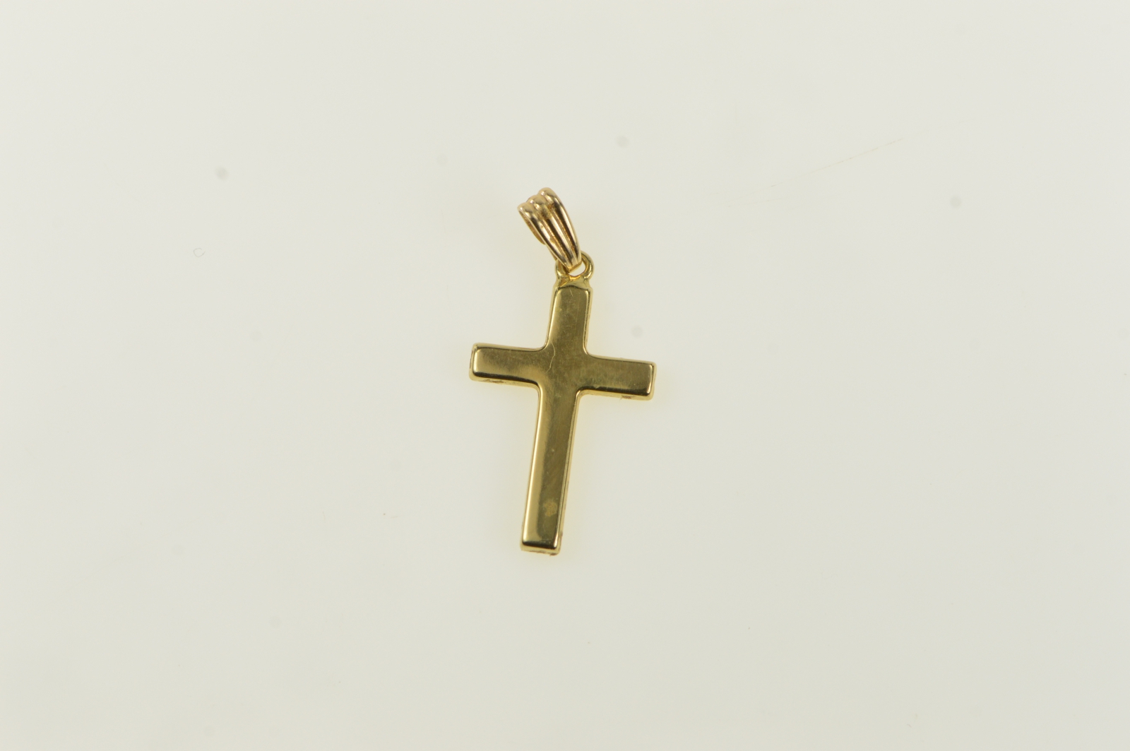 14K Christian Cross Faith Symbol Vintage Yellow Gold Charm/Pendant ...
