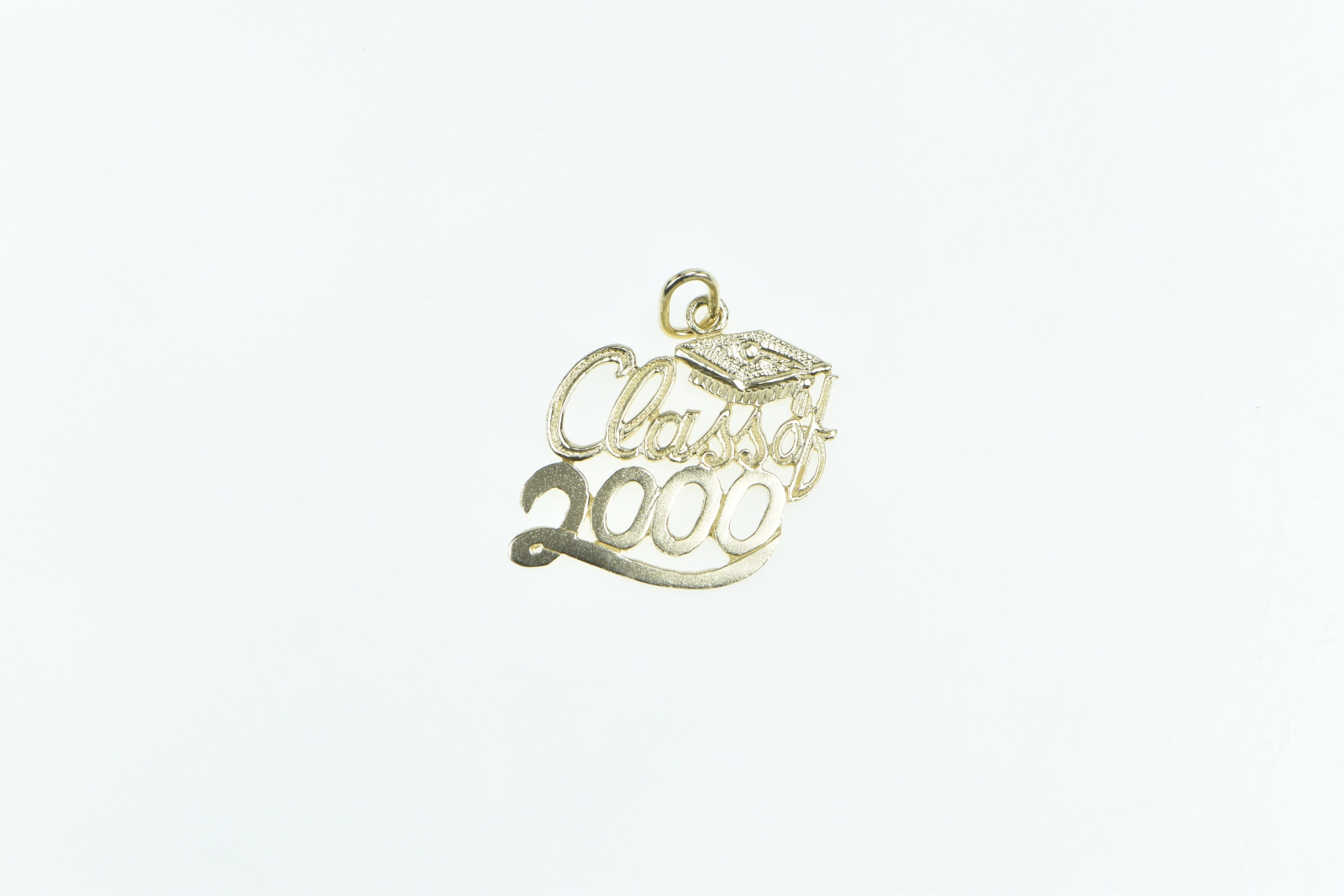 14K Class of 2000 Graduate Alumni Graduation Yellow Gold Charm/Pendant ...
