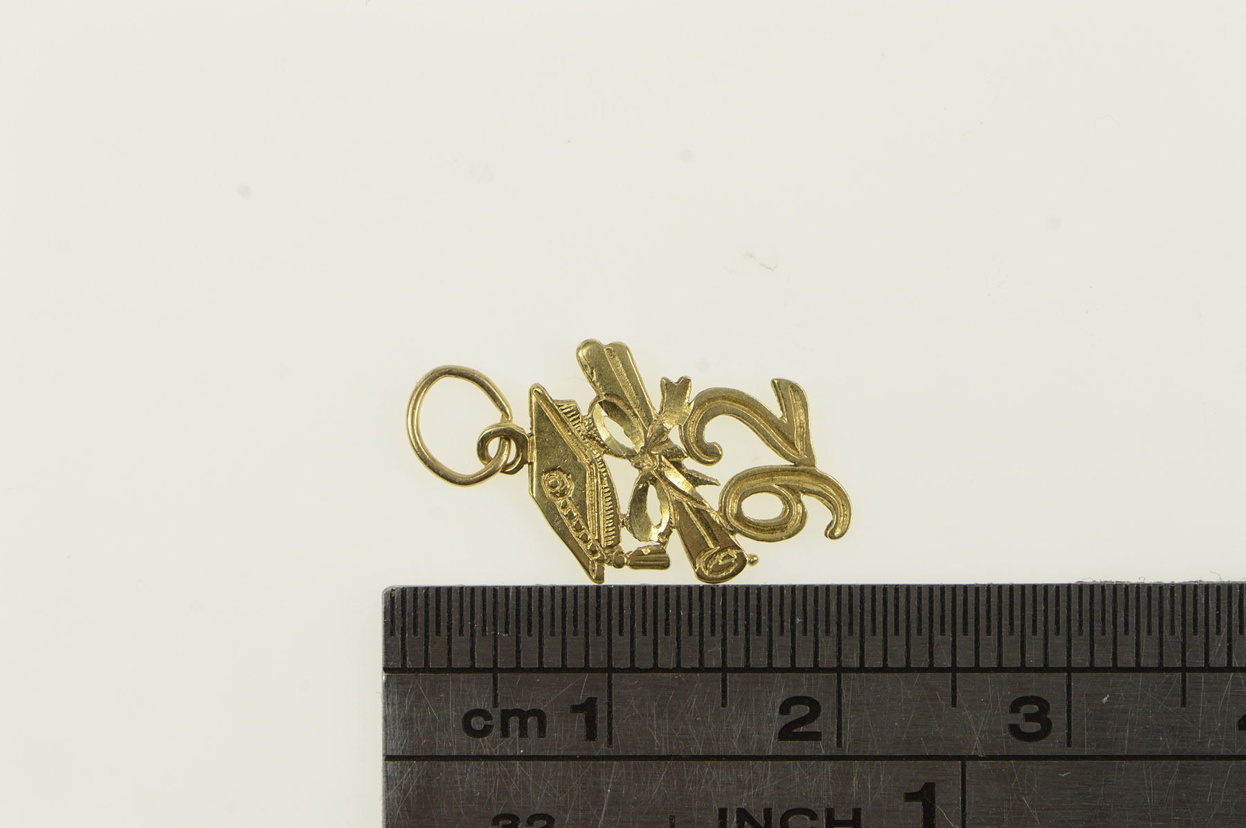 14K Class of '92 Graduation Cap Diploma Yellow Gold Charm/Pendant ...