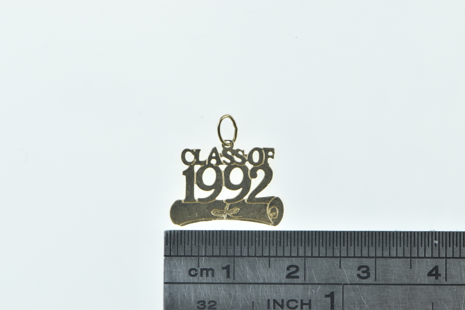 14K Class of '92 Graduation Diploma Alumni Yellow Gold Charm/Pendant ...