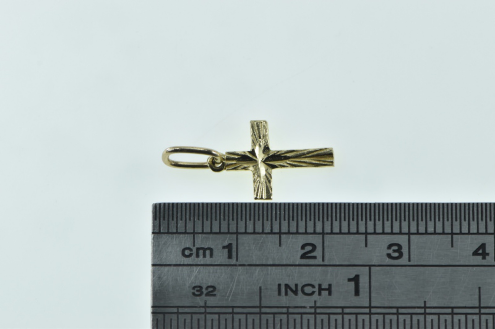 14K Cross Christian Faith Symbol Classic Yellow Gold Charm/Pendant ...