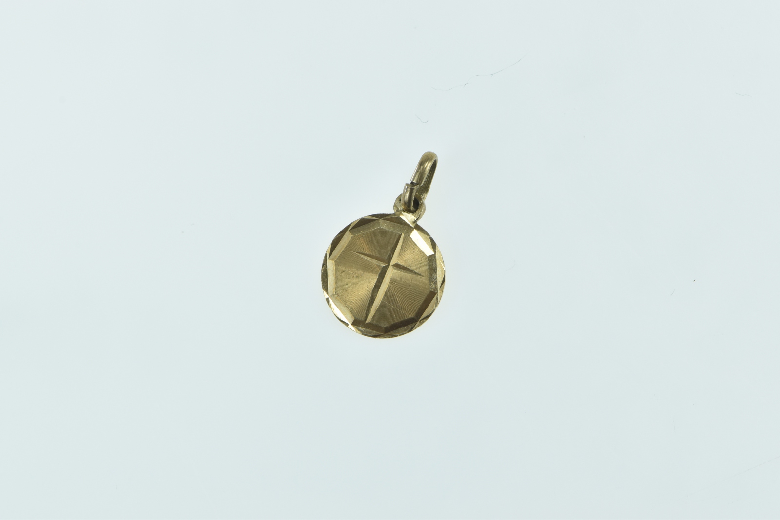 14K Cross Christian Faith Symbol Religious Yellow Gold Charm/Pendant ...