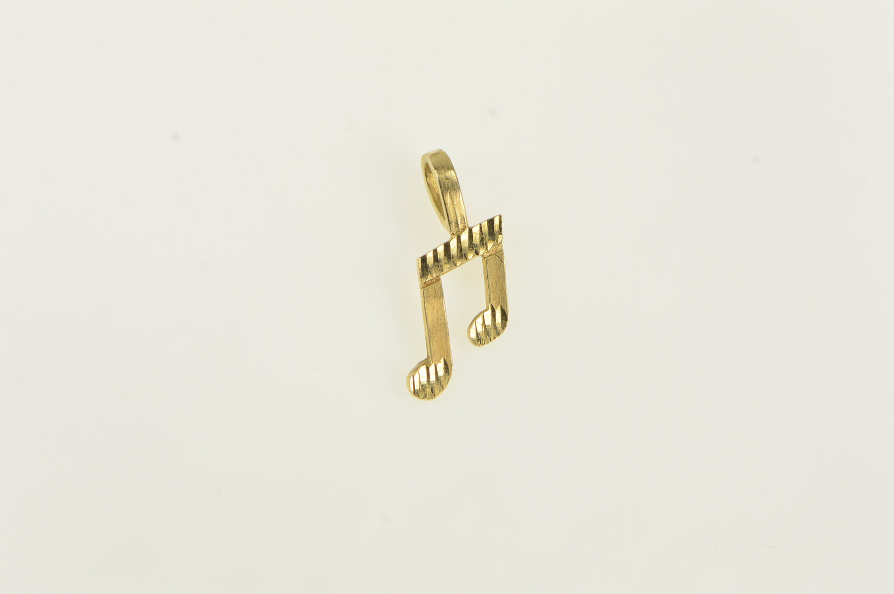 14K Eighth Note Music Symbol Vintage Yellow Gold Charm/Pendant ...