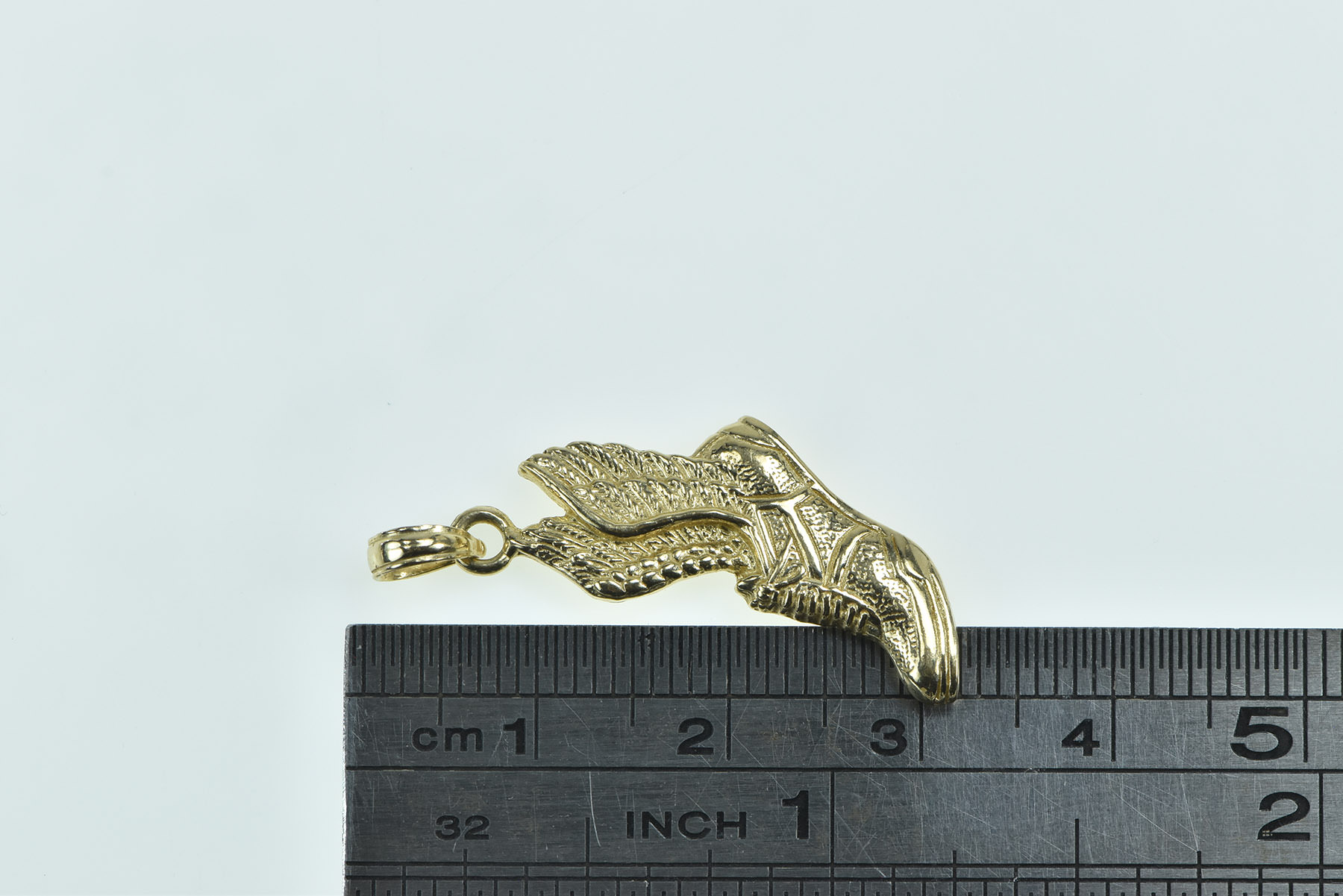 14K Hermes Winged Shoe Speed Track & Field Yellow Gold Charm/Pendant ...