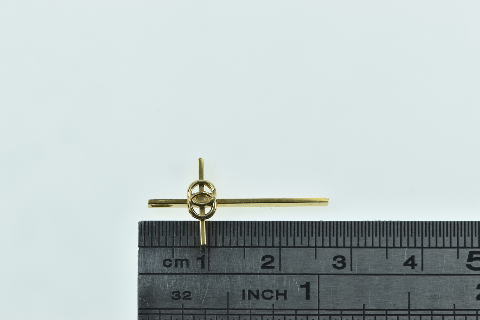 14K Interlocking Ring Cross Christian Symbol Yellow Gold Charm/Pendant ...