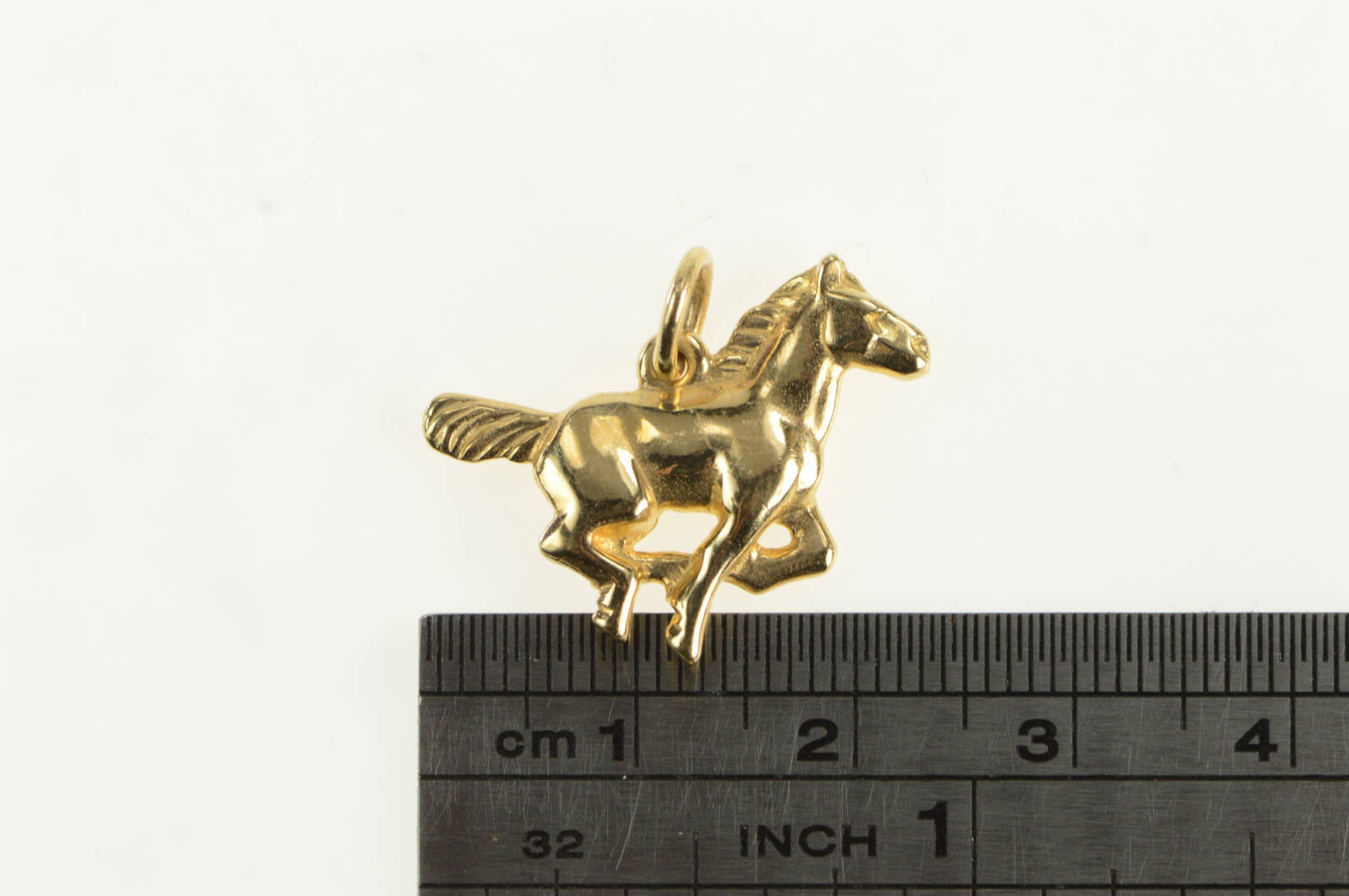 14K James Avery Galloping Horse Stallion Mustang Yellow Gold Charm ...