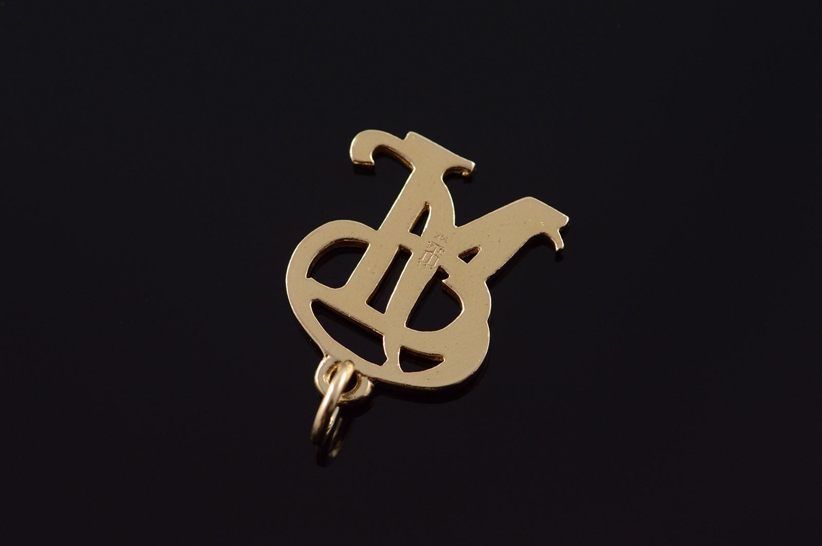 14K James Avery R Initial Monogram Letter Yellow Gold Charm/Pendant ...