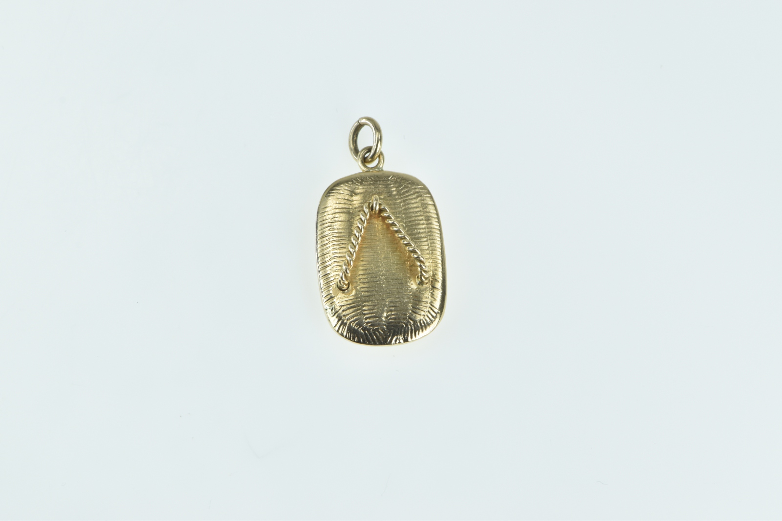 14K Japanese Geta Traditional Sandal Shoe Yellow Gold Charm/Pendant ...