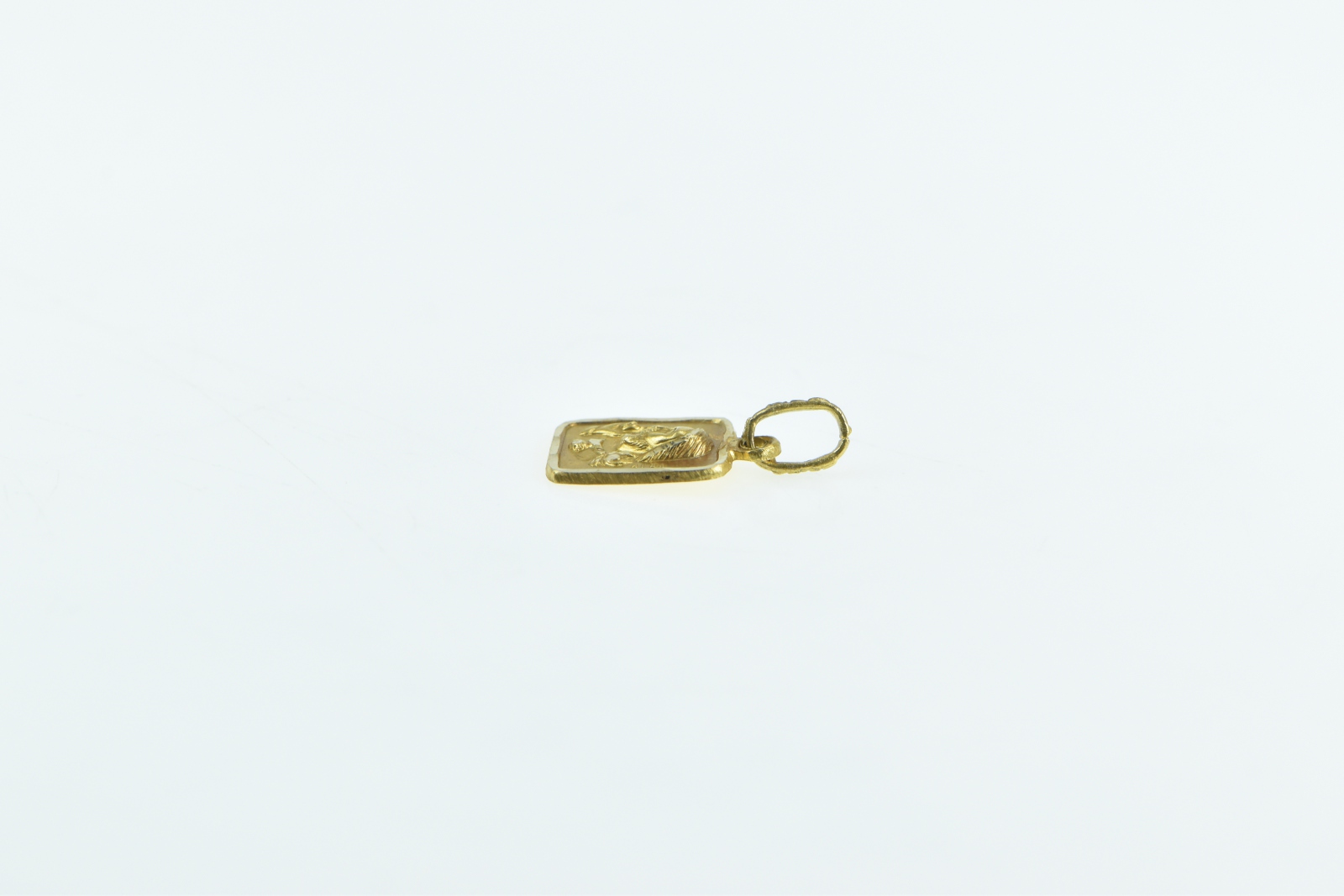 14K Jesus Christ Faith Symbol Christian Religious Yellow Gold Charm ...