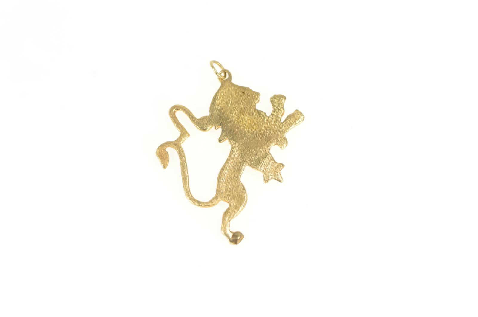 14K Leo Lion Astrology Zodiac Sign Vintage Yellow Gold Pendant ...