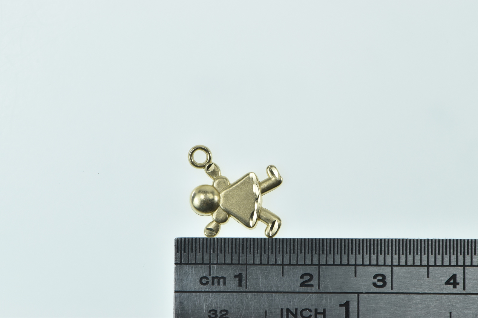 14K Little Girl Daughter Mother's Day Parent Yellow Gold Charm/Pendant ...