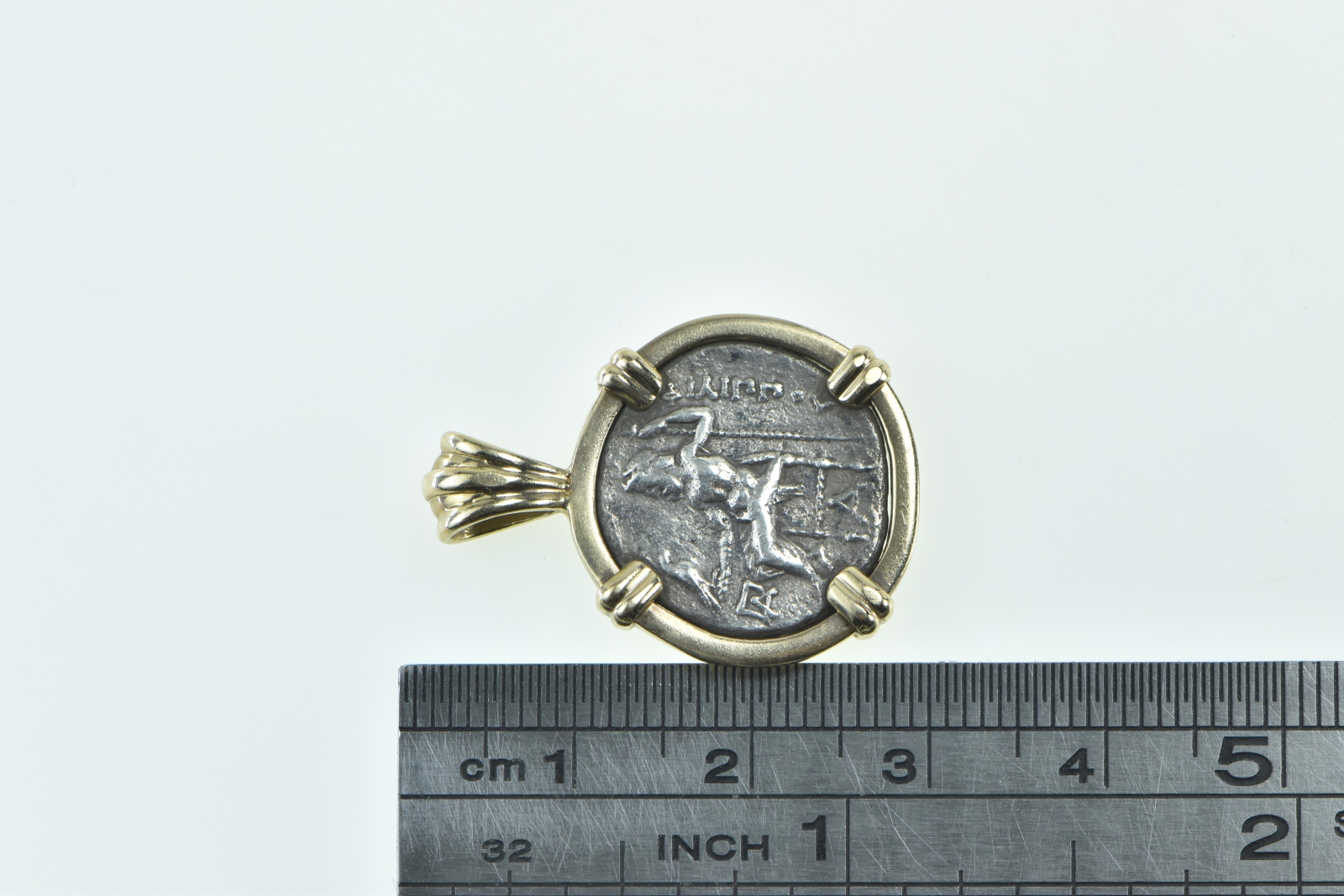 14K Macedonian 323 BC Philip III Drachm Ancient Coin Yellow Gold ...