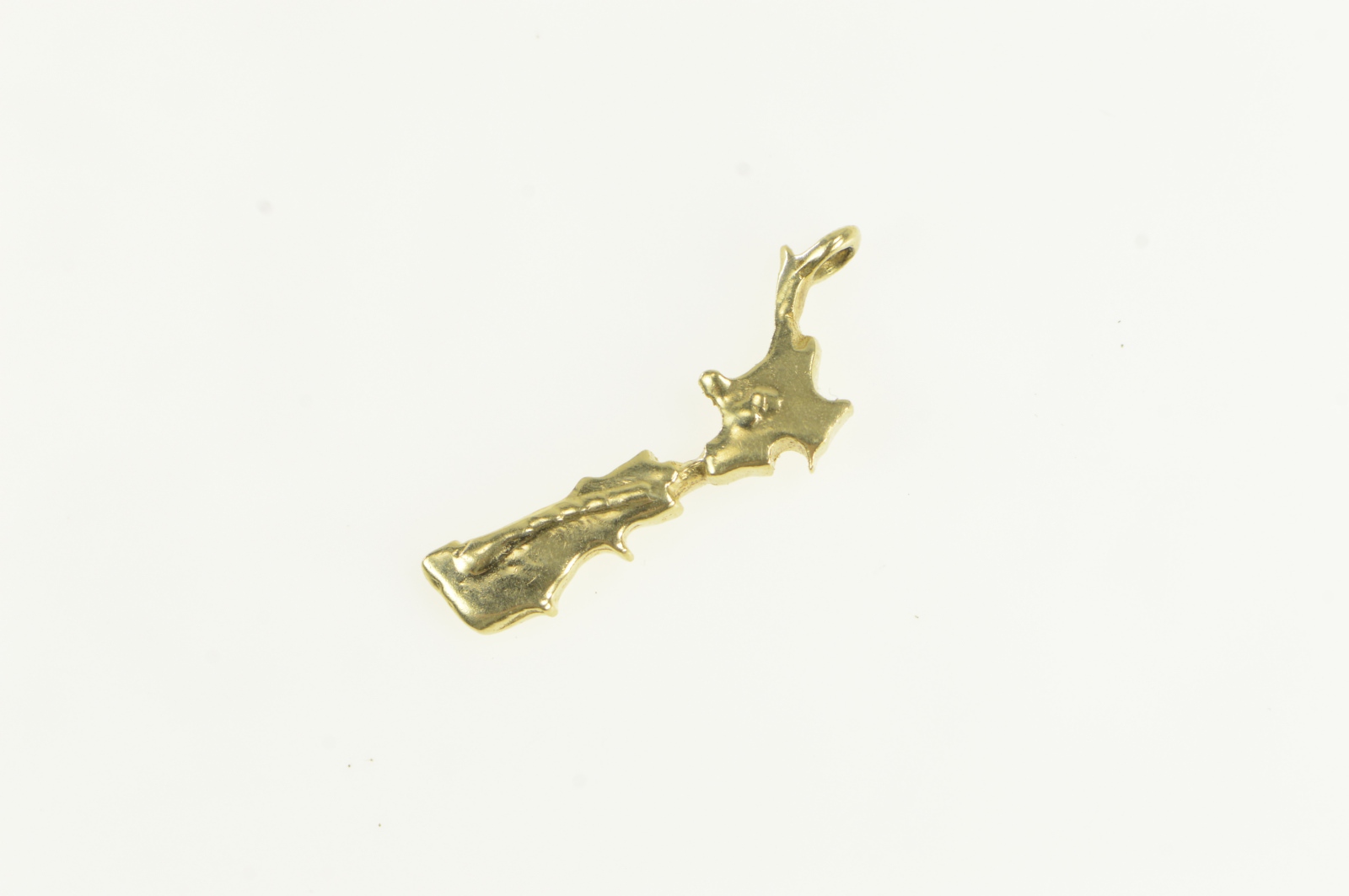 14K Map of Japan with Volcanoes Travel Souvenir Yellow Gold Charm ...