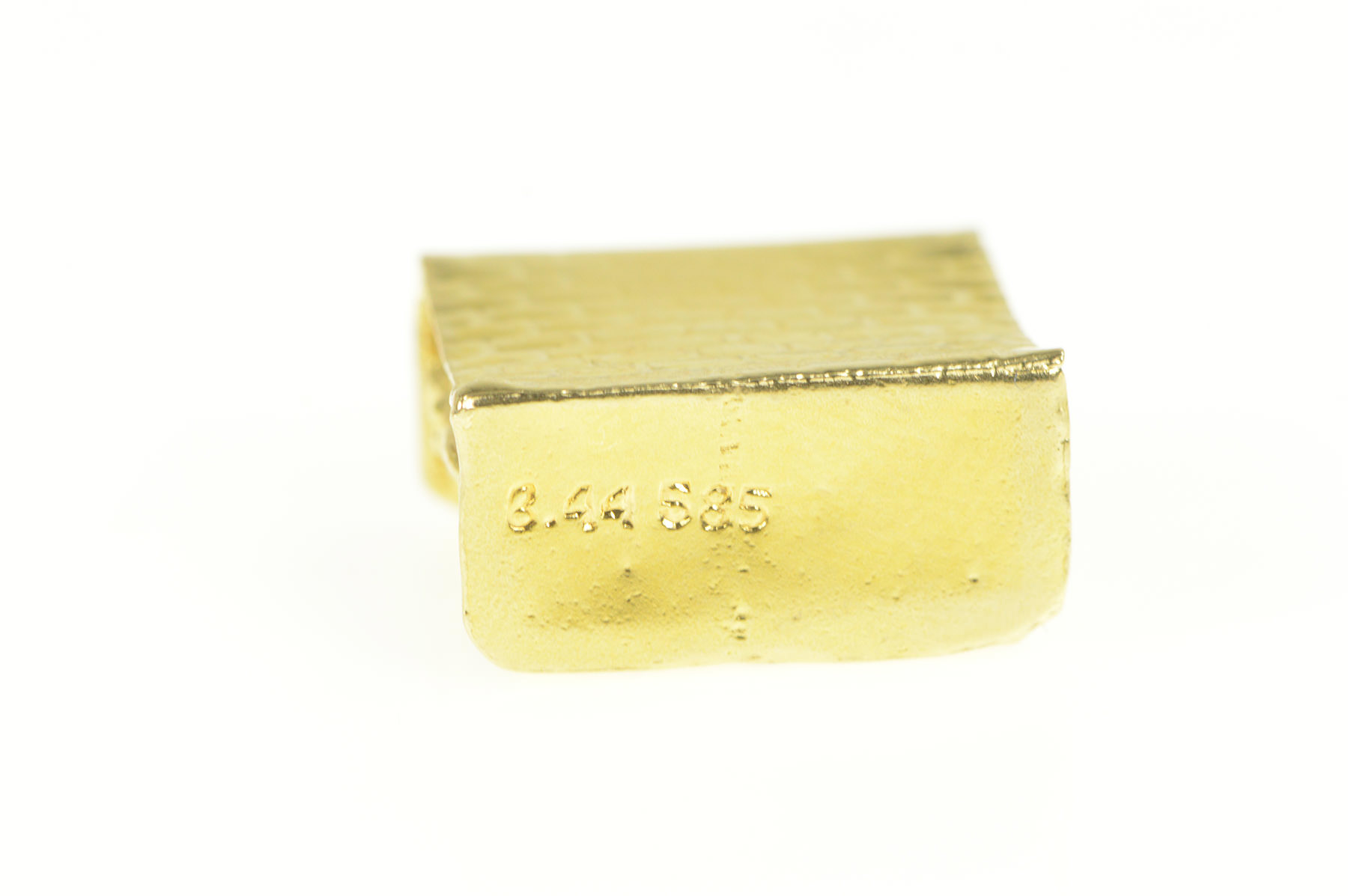 14K Pharaoh Ramesses II Ancient Egyptian Temple Yellow Gold Charm ...