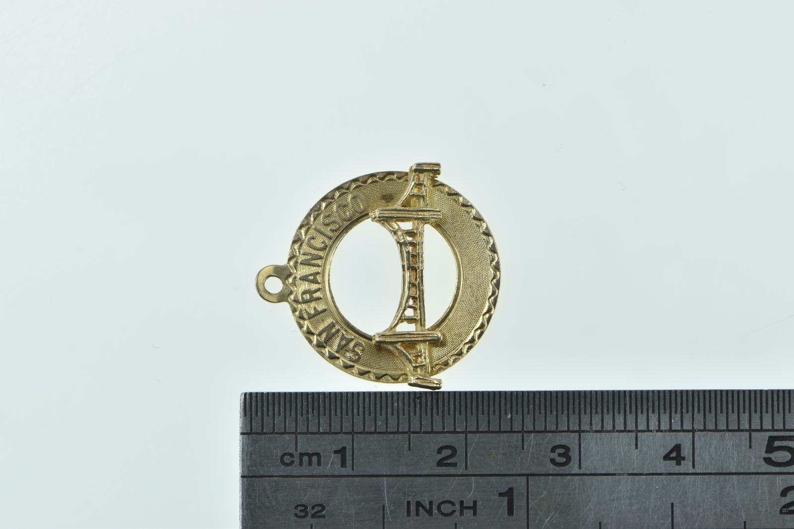 14K San Francisco Golden Gate Bridge Yellow Gold Charm/Pendant ...
