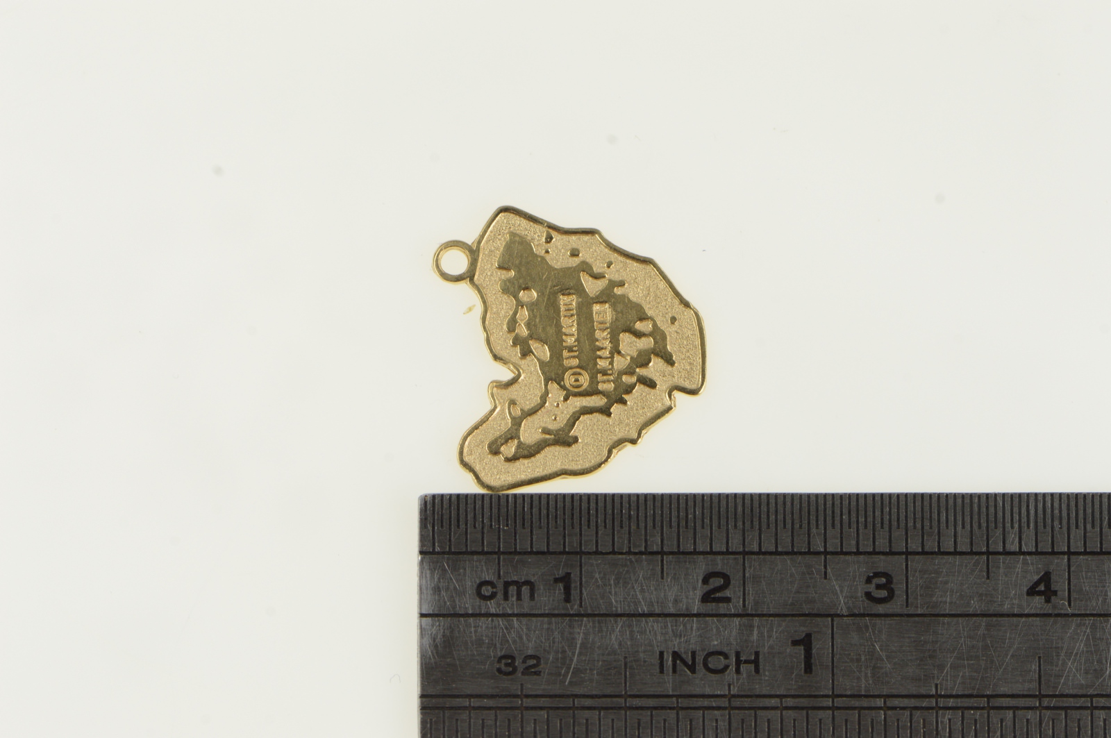 14K St. Maarten Caribbean Island Travel Souvenir Yellow Gold Charm ...