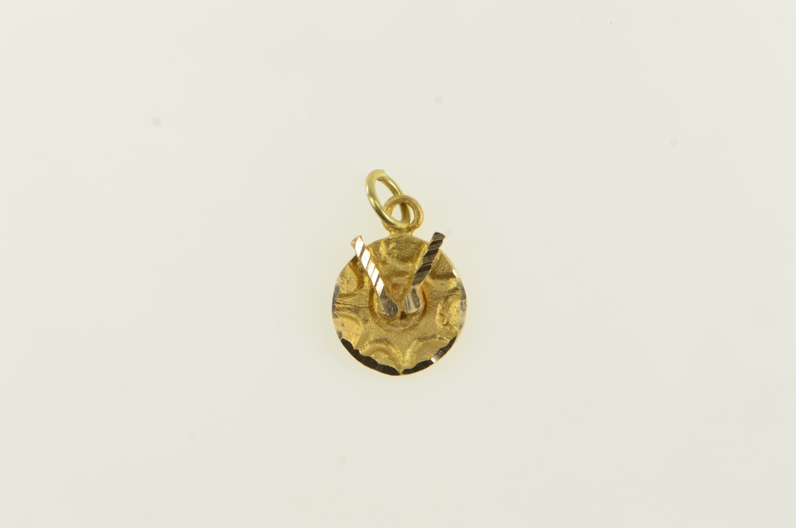 14K Steel Drum Caribbean Music Instrument Yellow Gold Charm/Pendant ...