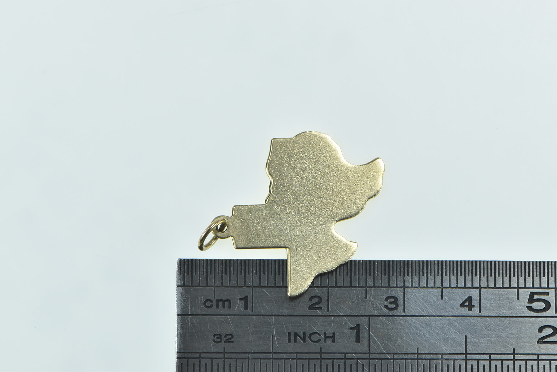 14K Texas State Cut Out Travel Souvenir Yellow Gold Charm/Pendant ...