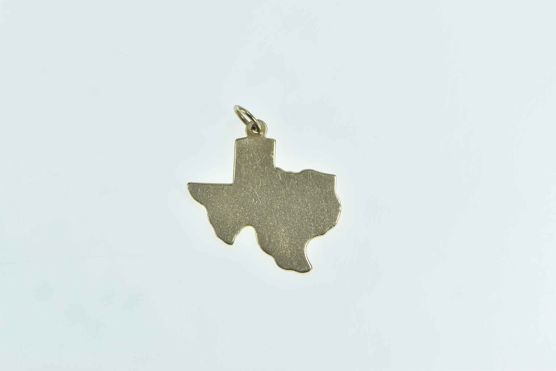 14K Texas State Cut Out Travel Souvenir Yellow Gold Charm/Pendant ...