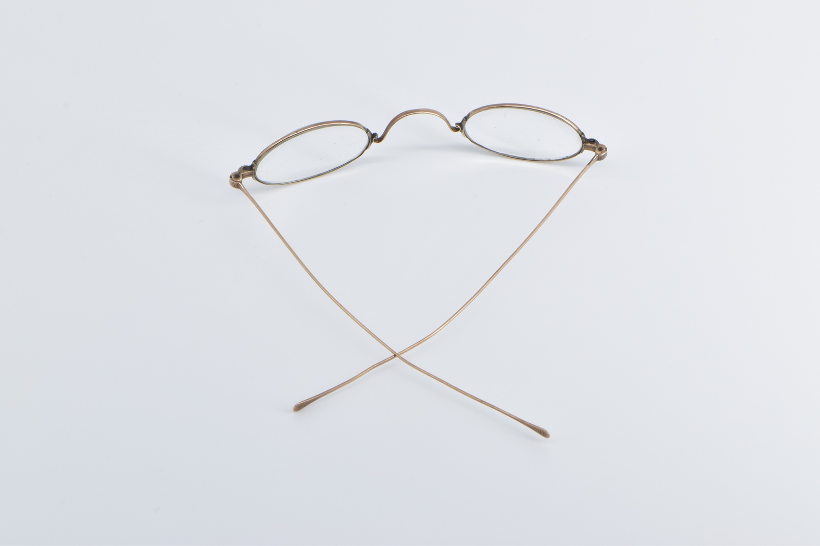 14K Victorian Bifocals Antique Glasses Yellow Gold | Property Room