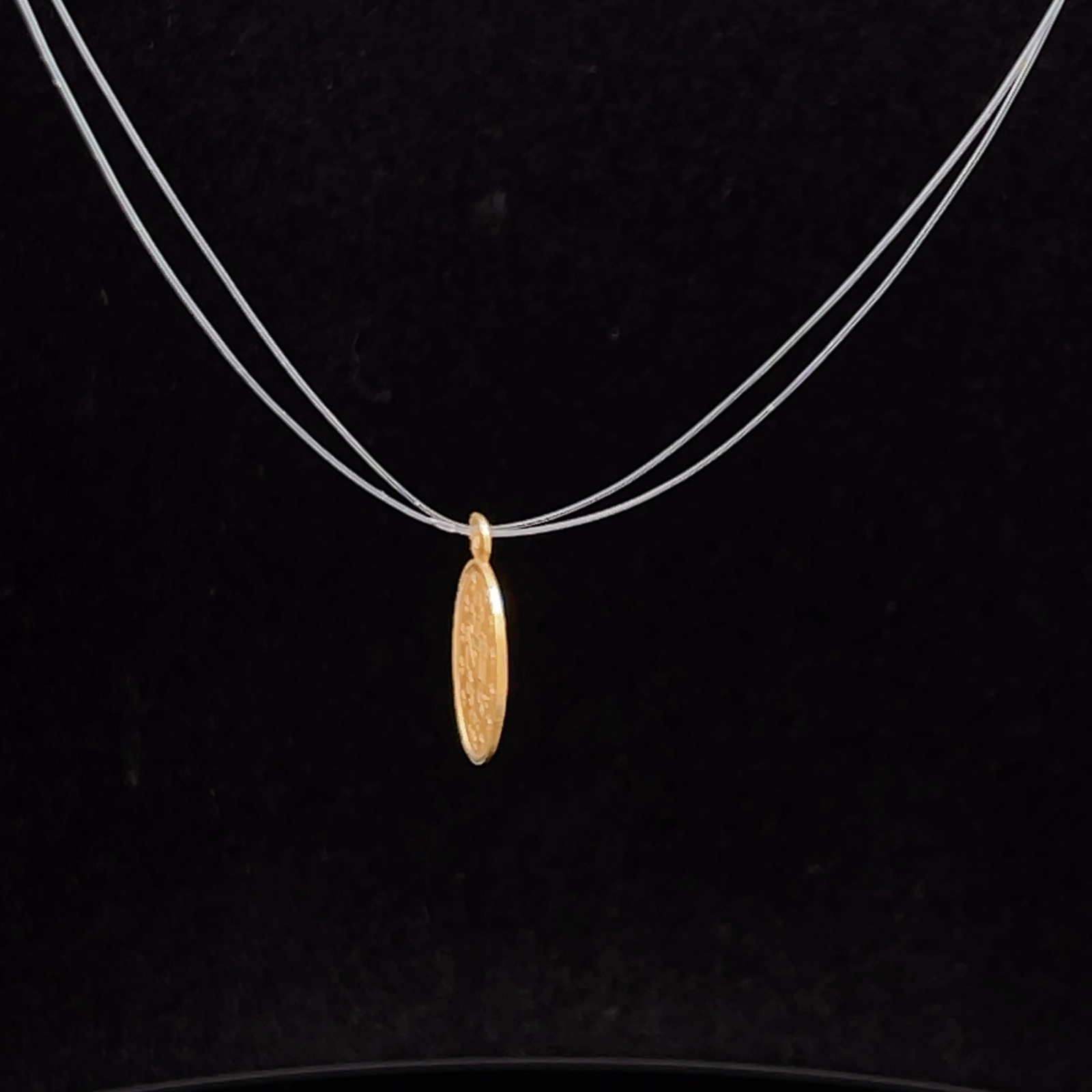 14K Virgin Mary Christian Faith Symbol Oval Yellow Gold Charm/Pendant ...