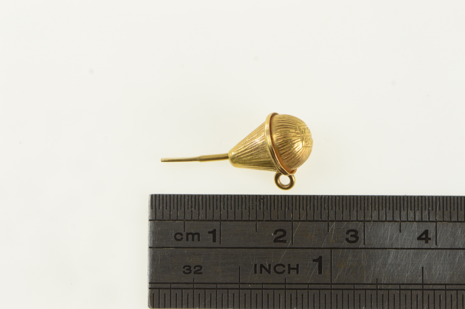 18K Articulated Butter Churner Vintage 3D Yellow Gold Charm/Pendant ...