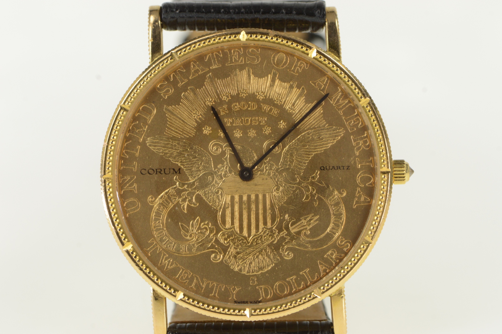 18k Corum Gold $20 Double Eagle Coin Watch - Men's | Property Room
