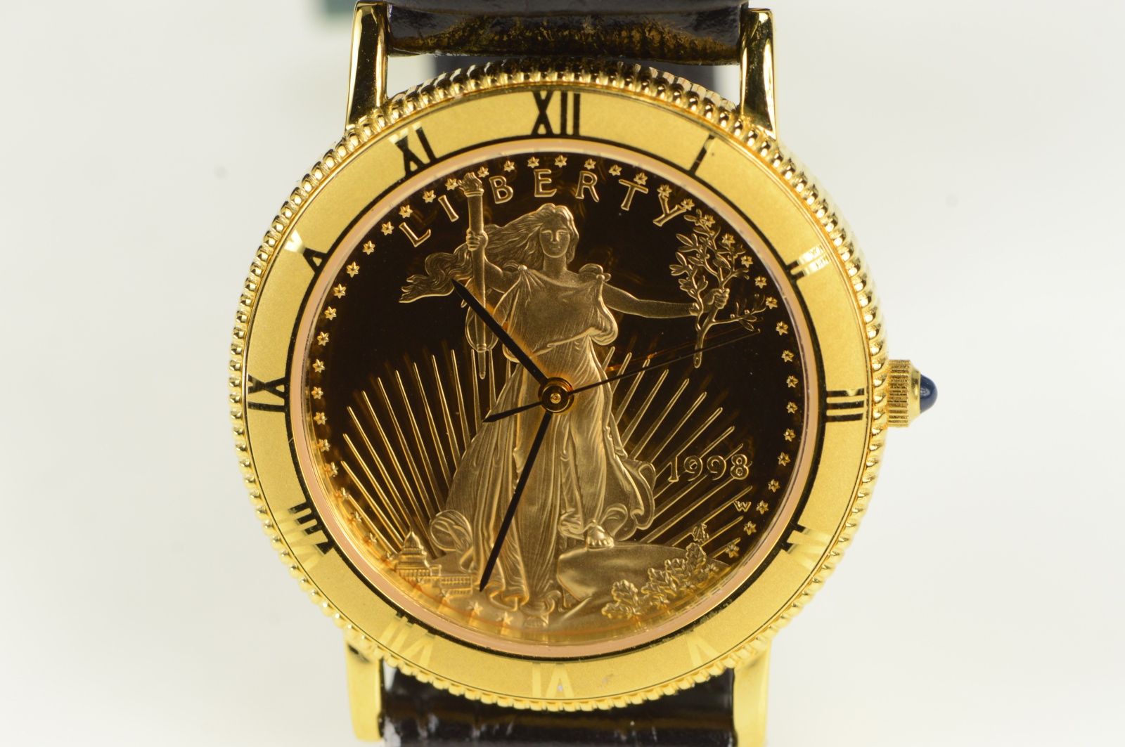 1998 1/2 Oz. Gold Eagle $5 Coin Watch - Men's | Property Room