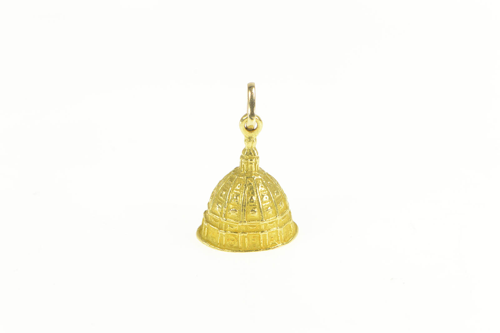 22K Saint Peter's Basilica Dome Cupola Vatican Yellow Gold Charm ...