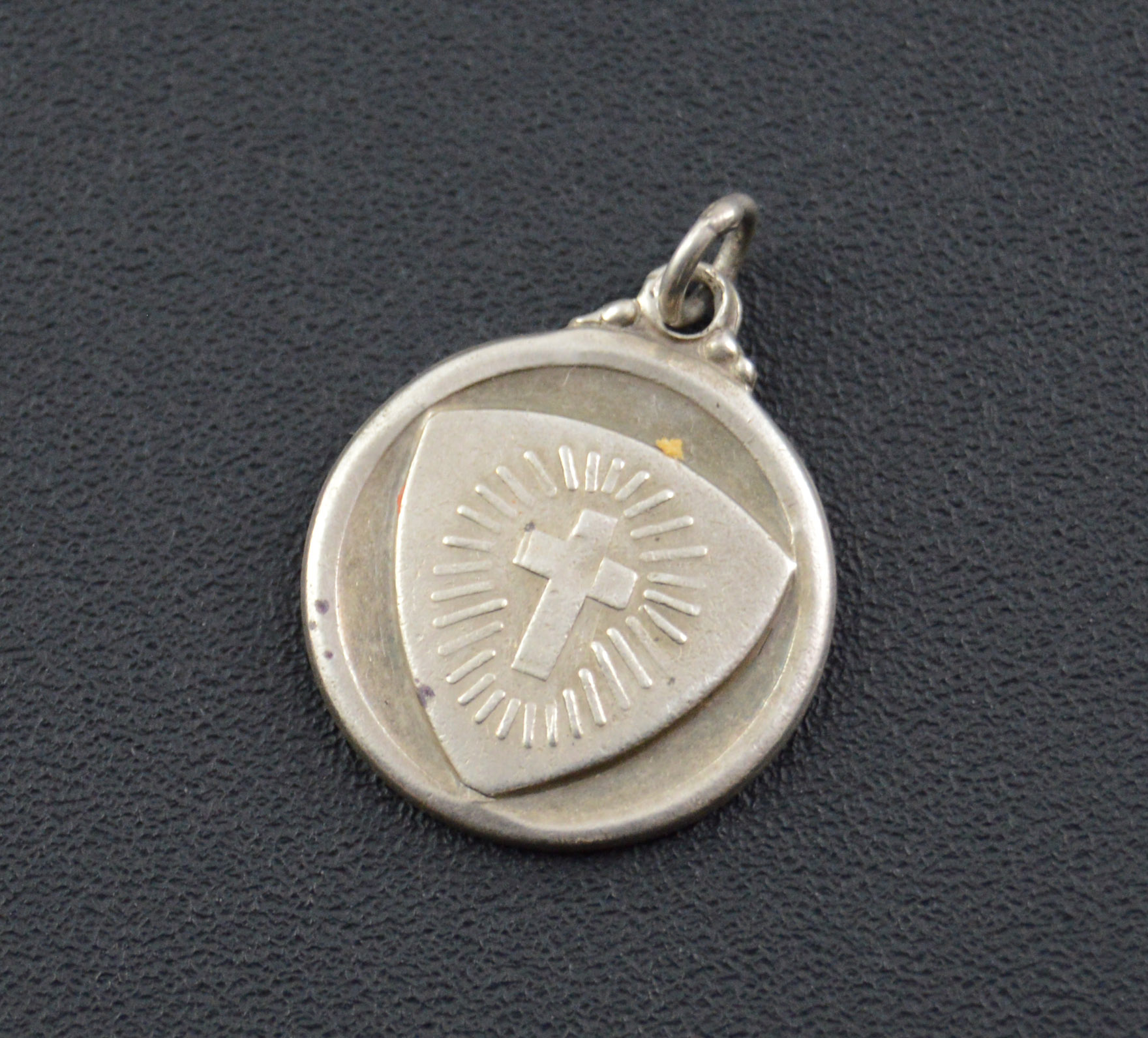 2.3g Solid Silver "I Am A Methodist" Sterling Charm Marked Sterling ...