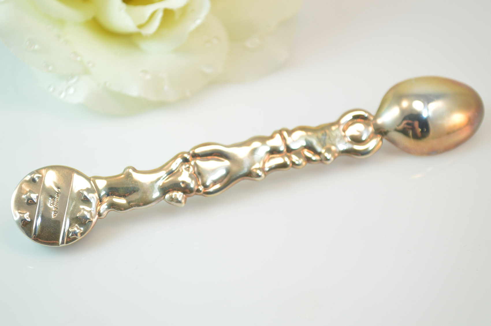 45.3g Sterling Tiffany & Co. Teddy Bear Baby Spoon 925 | Property Room
