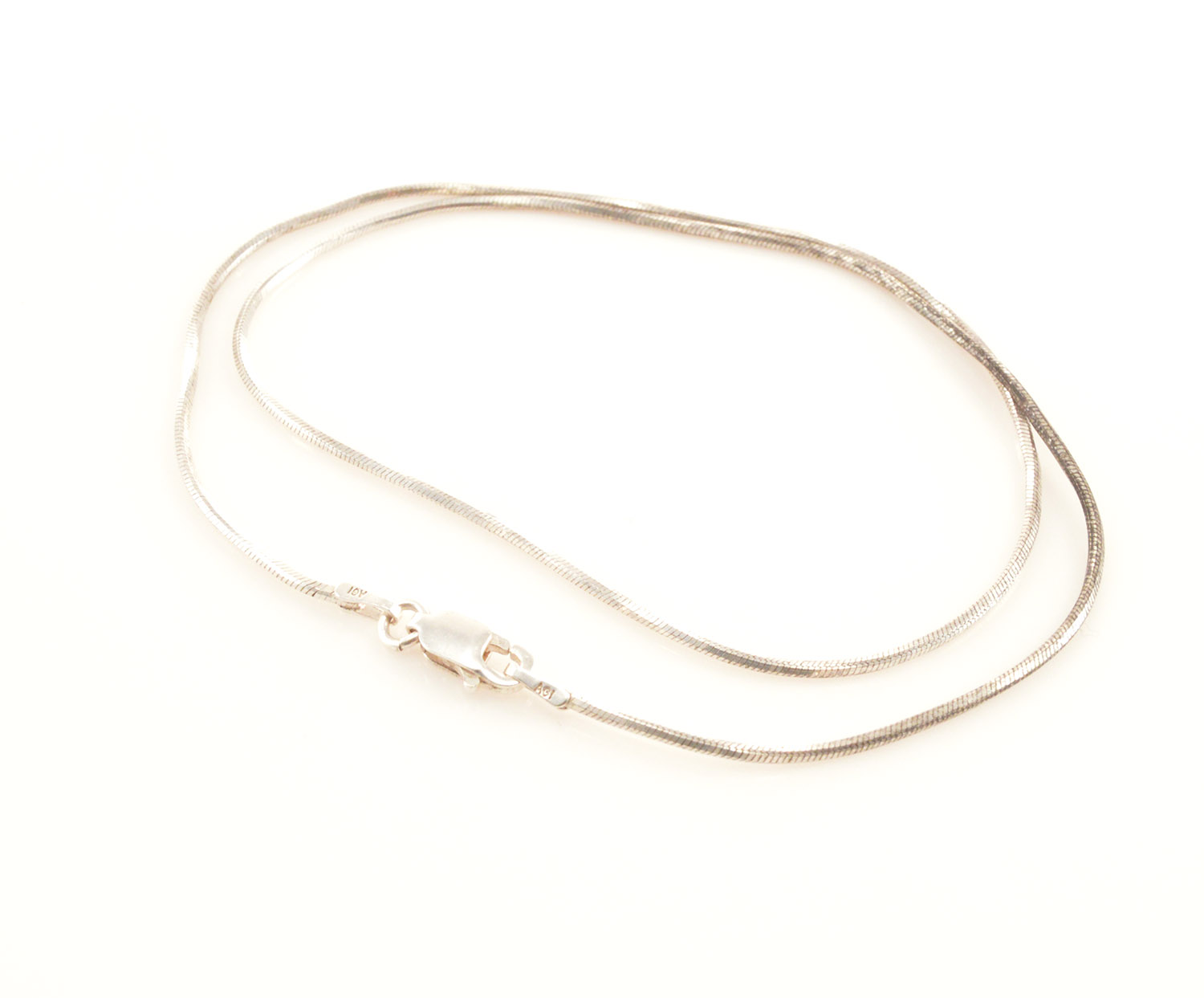 Solid Silver Square Cascade Chain 16'' Sterling Necklace 4.5g Marked ...