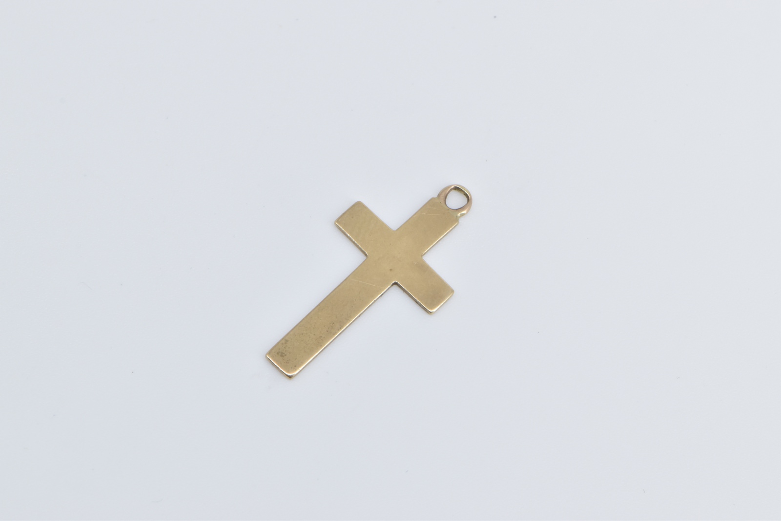 9K Cross Vintage Christian Faith Symbol Jesus Yellow Gold Charm/Pendant ...