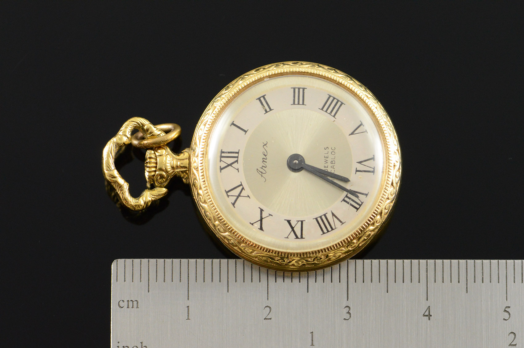 Armex Vintage 26mm 17 Jewel Pocket Watch | Property Room