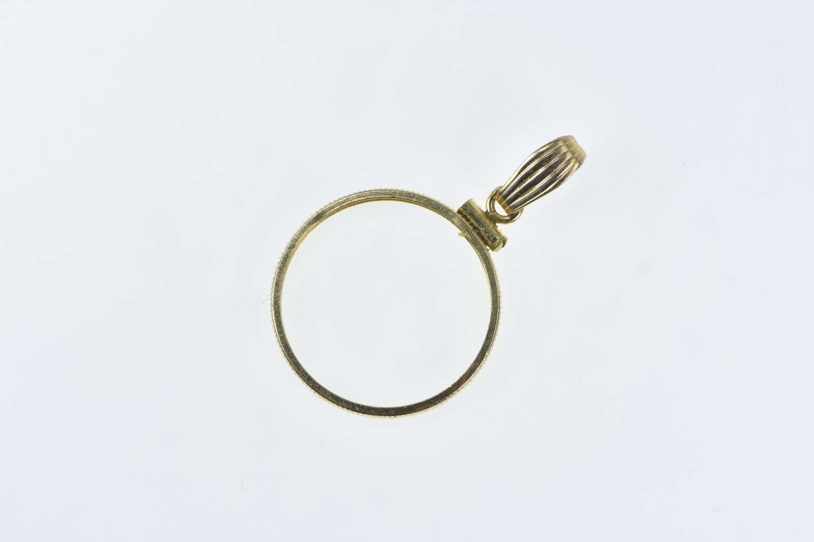 Gold Filled 1/4 Oz Gold Panda Coin Holder Bezel Pendant | Property Room