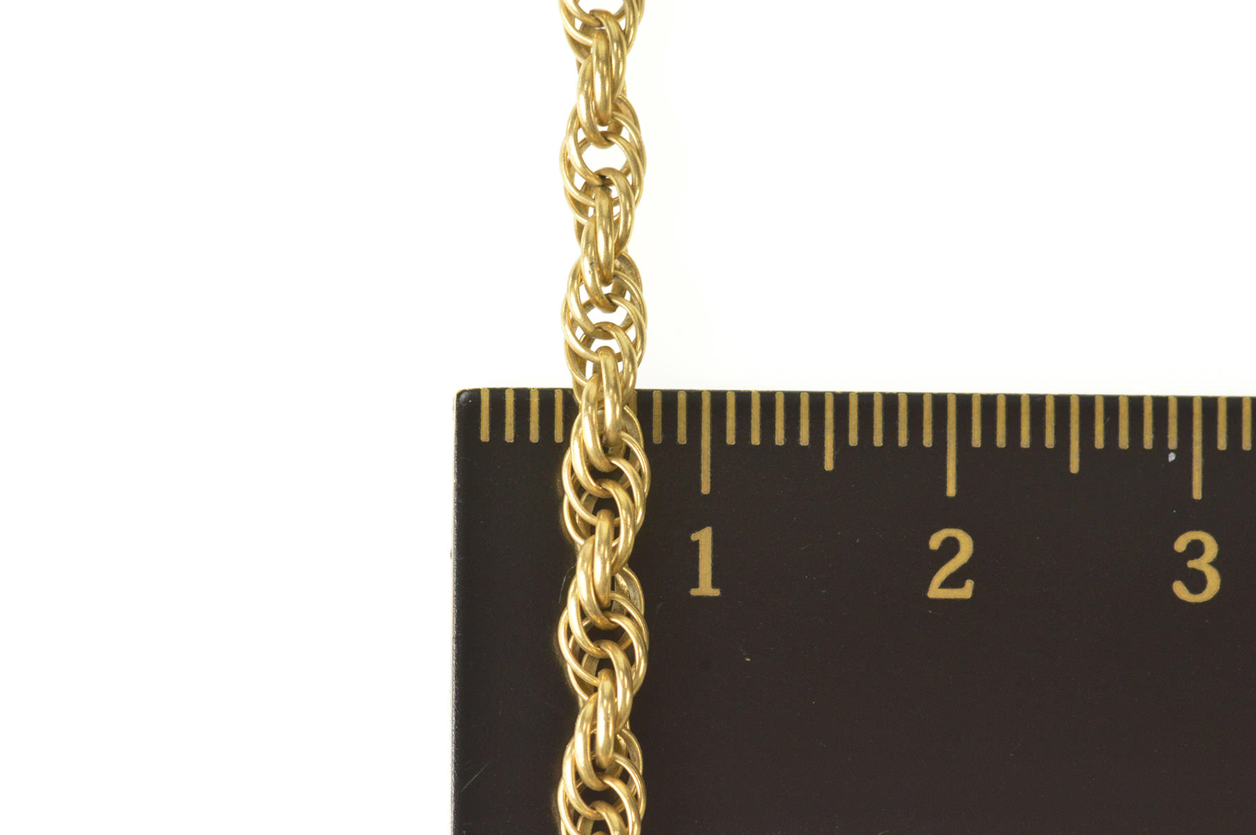 Gold Filled 3.3mm Thick Fancy Retro Rolo Twist Chain Necklace 60 ...