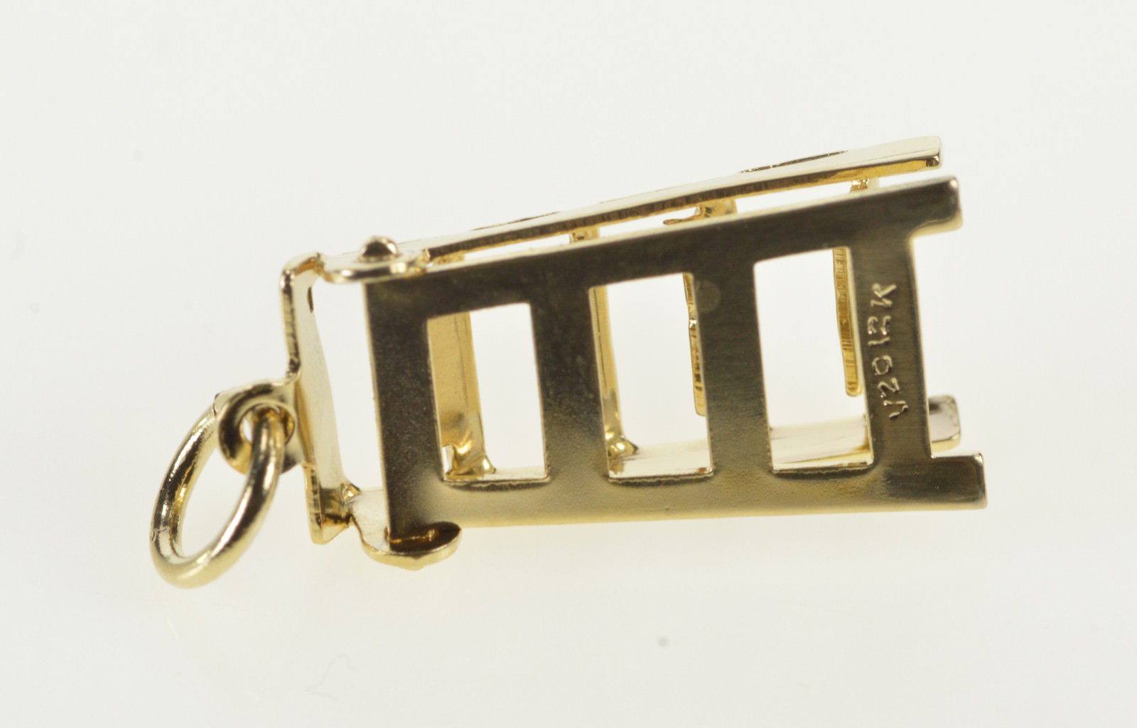 Gold Filled 3D Ladder Articulated Folding Construction Tool Charm ...