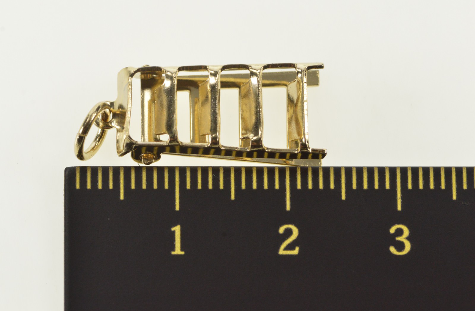 Gold Filled 3D Ladder Articulated Folding Construction Tool Charm ...