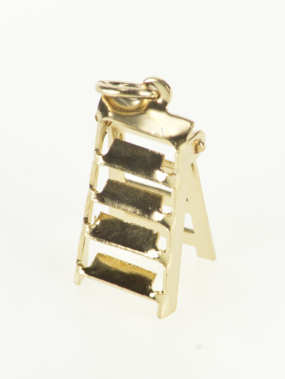 Gold Filled 3D Ladder Articulated Folding Construction Tool Charm ...