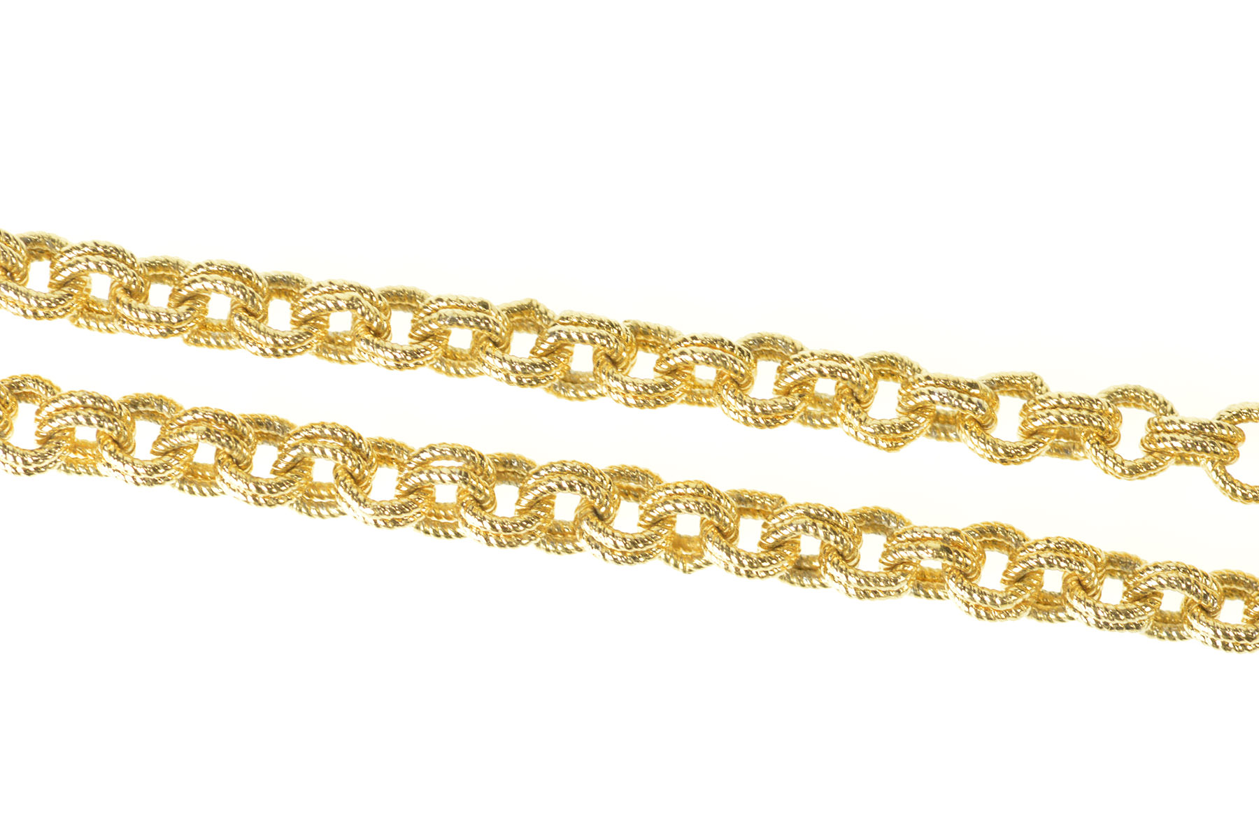 Gold Filled 4.3mm Retro Fancy Doubled Rolo Chain Link Necklace 27.25 ...