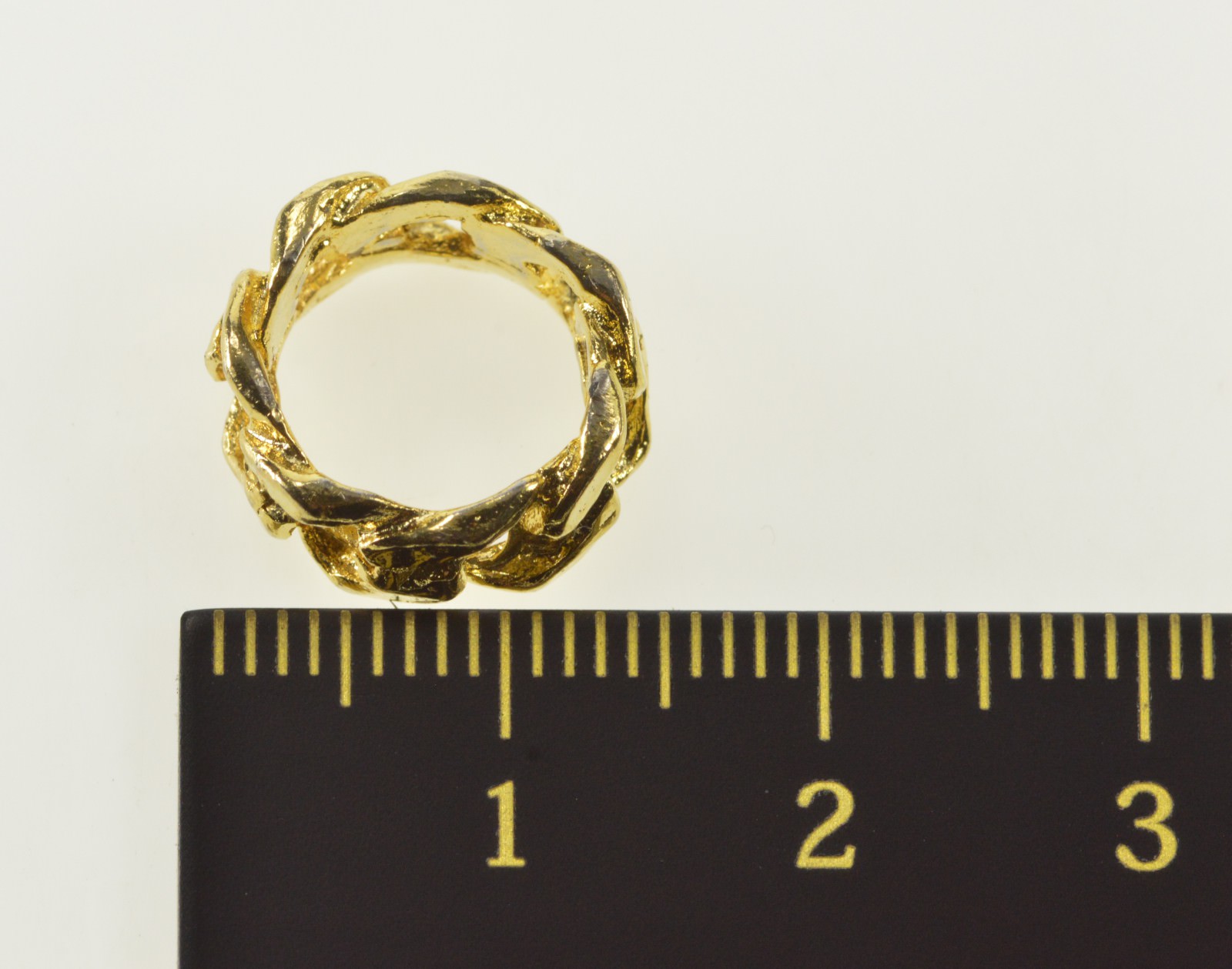 Gold Filled Curb Chain Spacer Slide Ring Charm/Pendant | Property Room