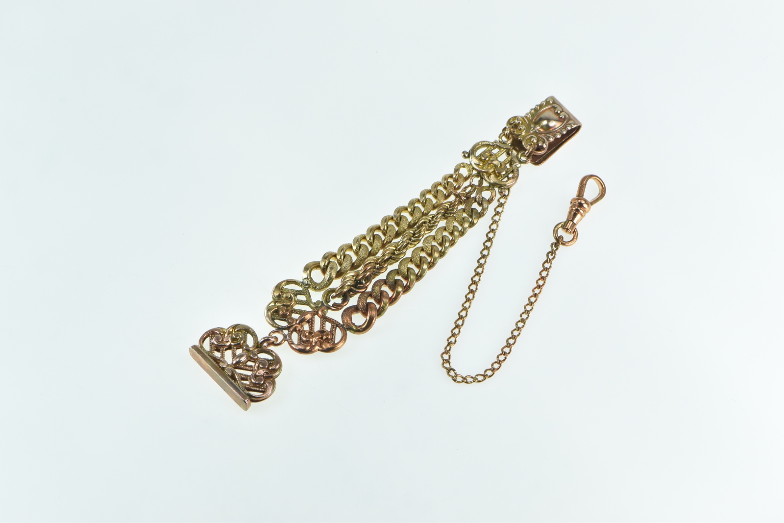 Gold Filled Elaborate Chain Pocket Watch Chain Fob | Property Room