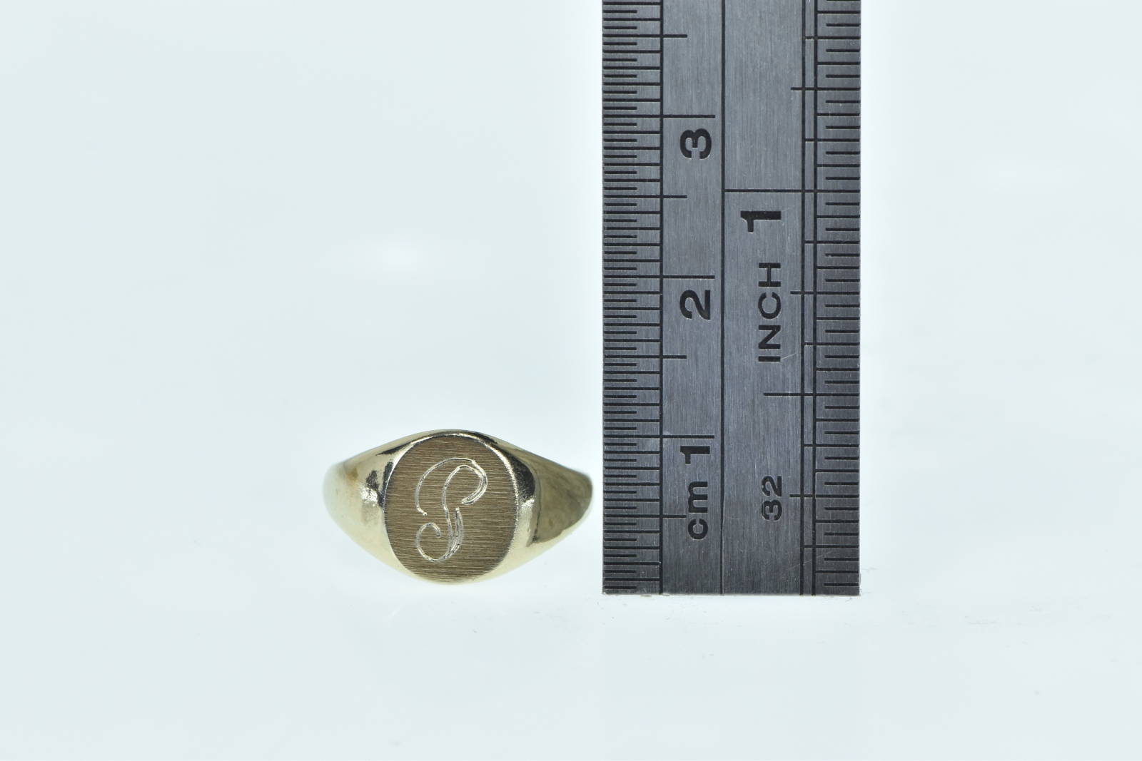 Gold Filled P Cursive Monogram Letter Initial Name Ring, Size 3.75 ...