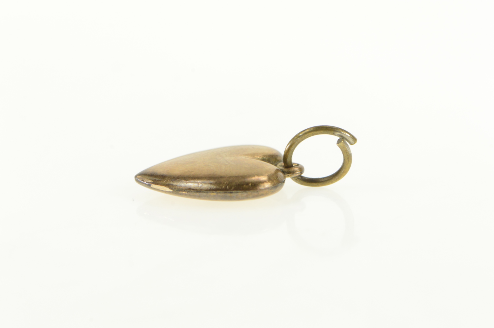 Gold Filled Victorian Puffy Heart Love Forget Me Not Charm/Pendant ...