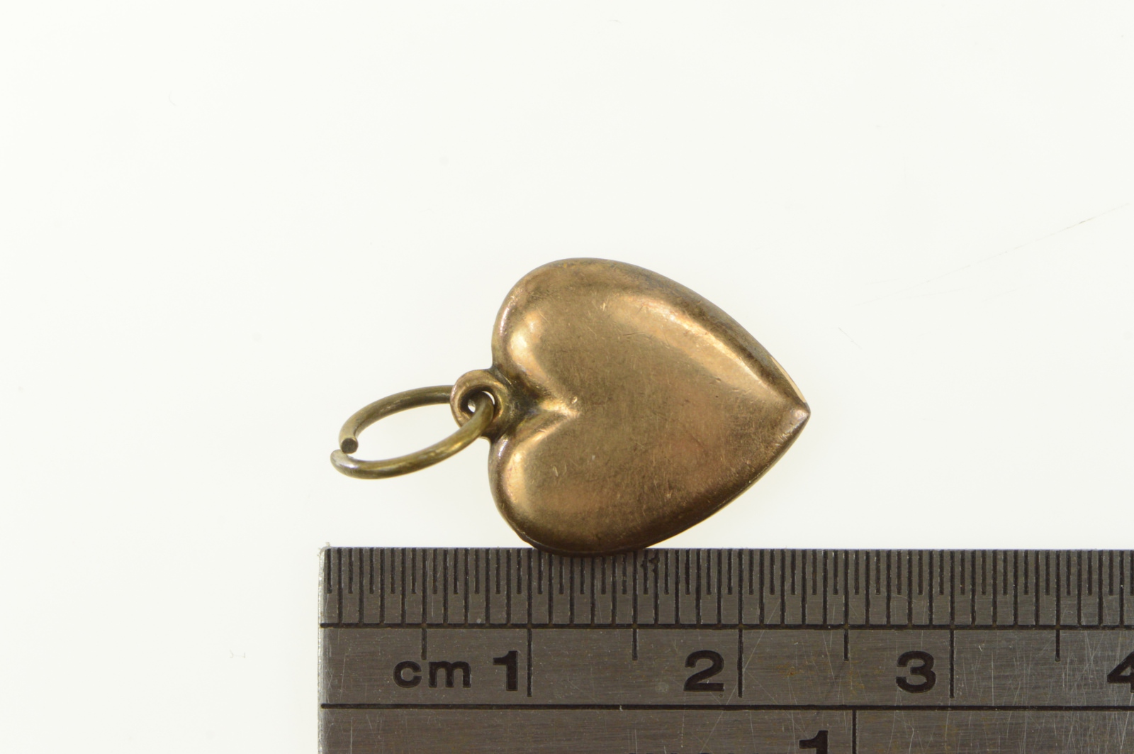 Gold Filled Victorian Puffy Heart Love Forget Me Not Charm/Pendant ...