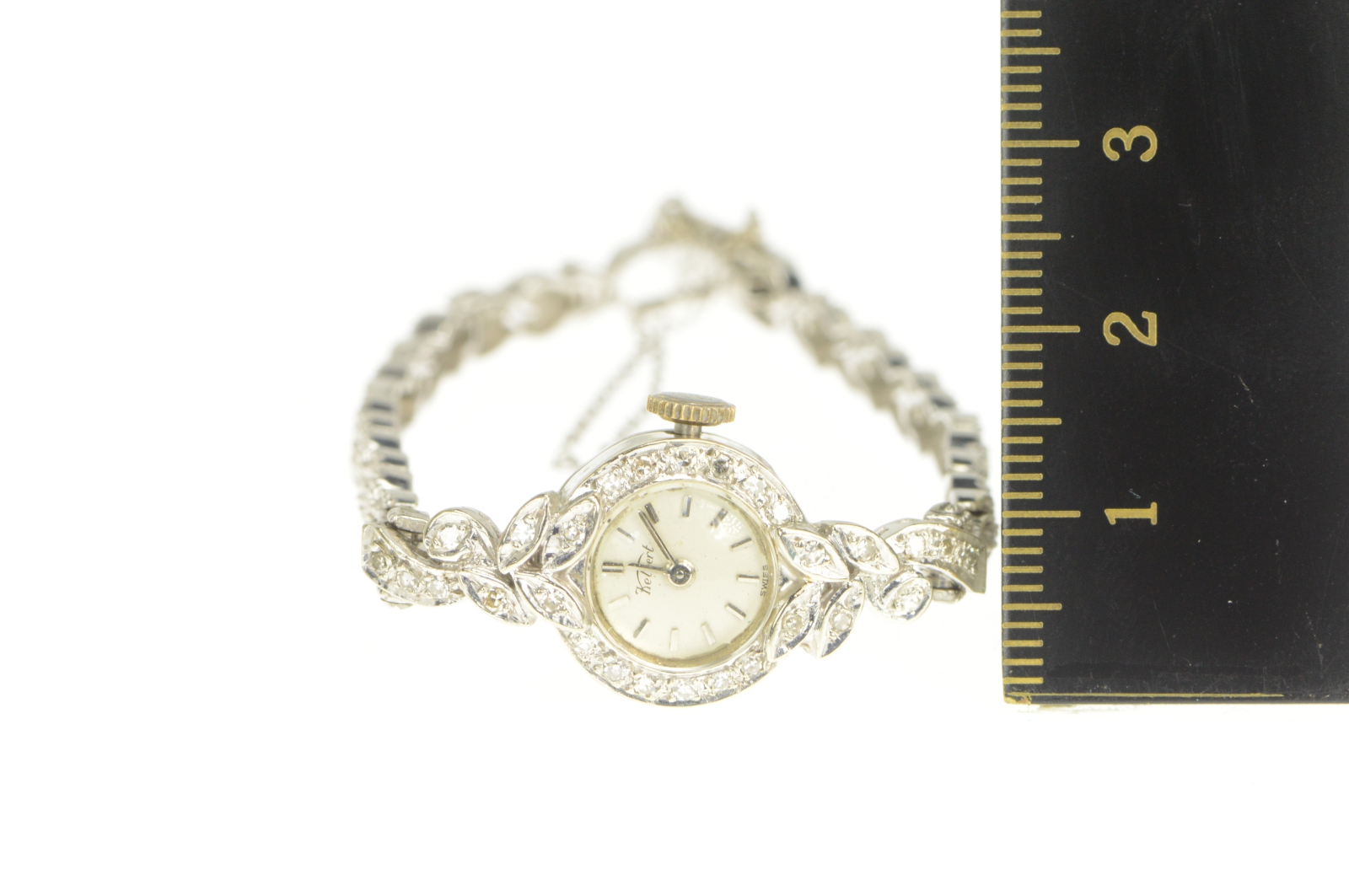 Kelbert Art Deco Diamond Floral Ladies Watch - Women's | Property Room